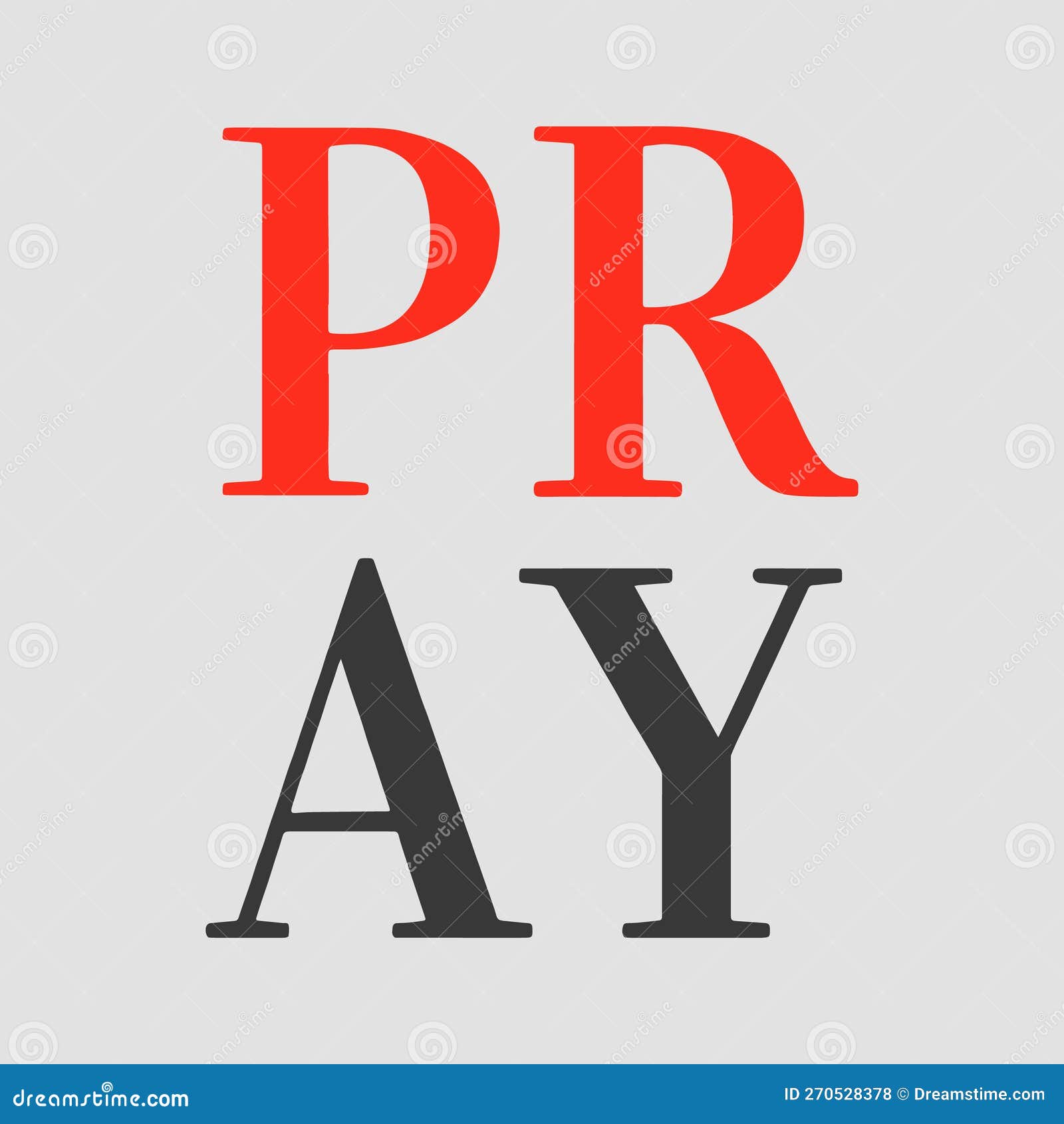 Pray stock vector. Illustration of background, presentation - 270528378