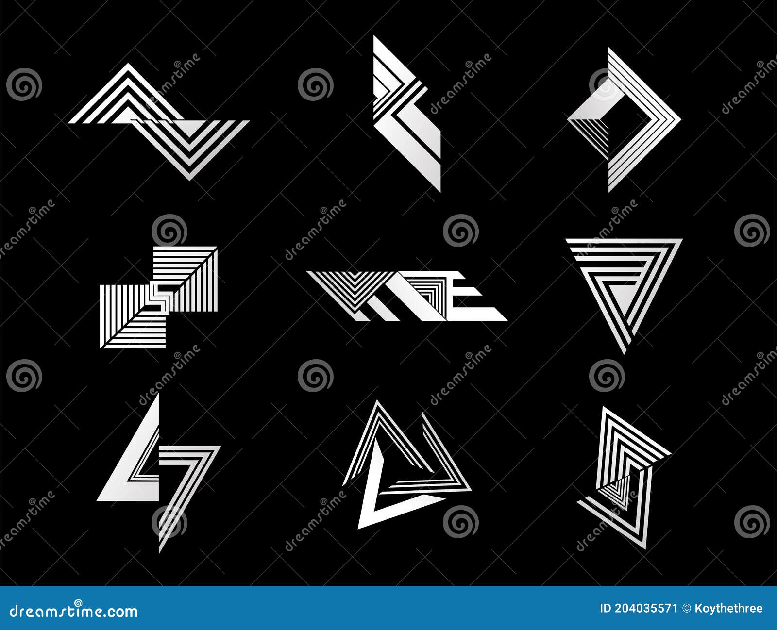 147 3. Triangle_ A Three-sided Shape With Straight Lines And Th Stock ...