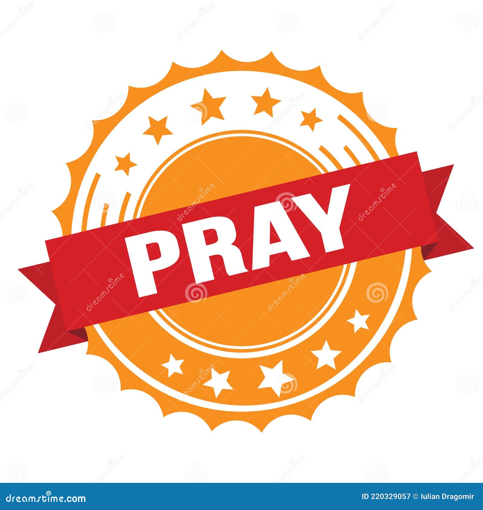 PRAY Text. Motivation Quote. Christian Religious Calligraphy Text Pray ...