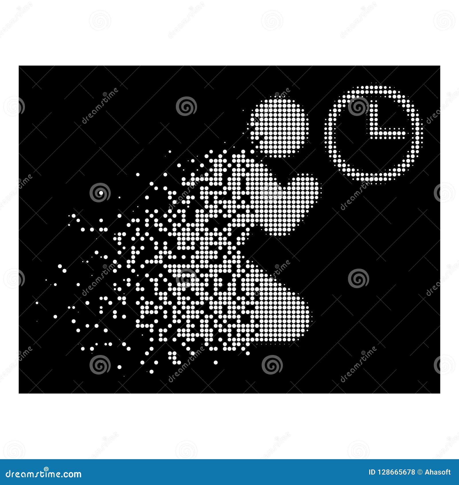Fragmented Time - Cdr Format Vector Illustration | CartoonDealer.com ...