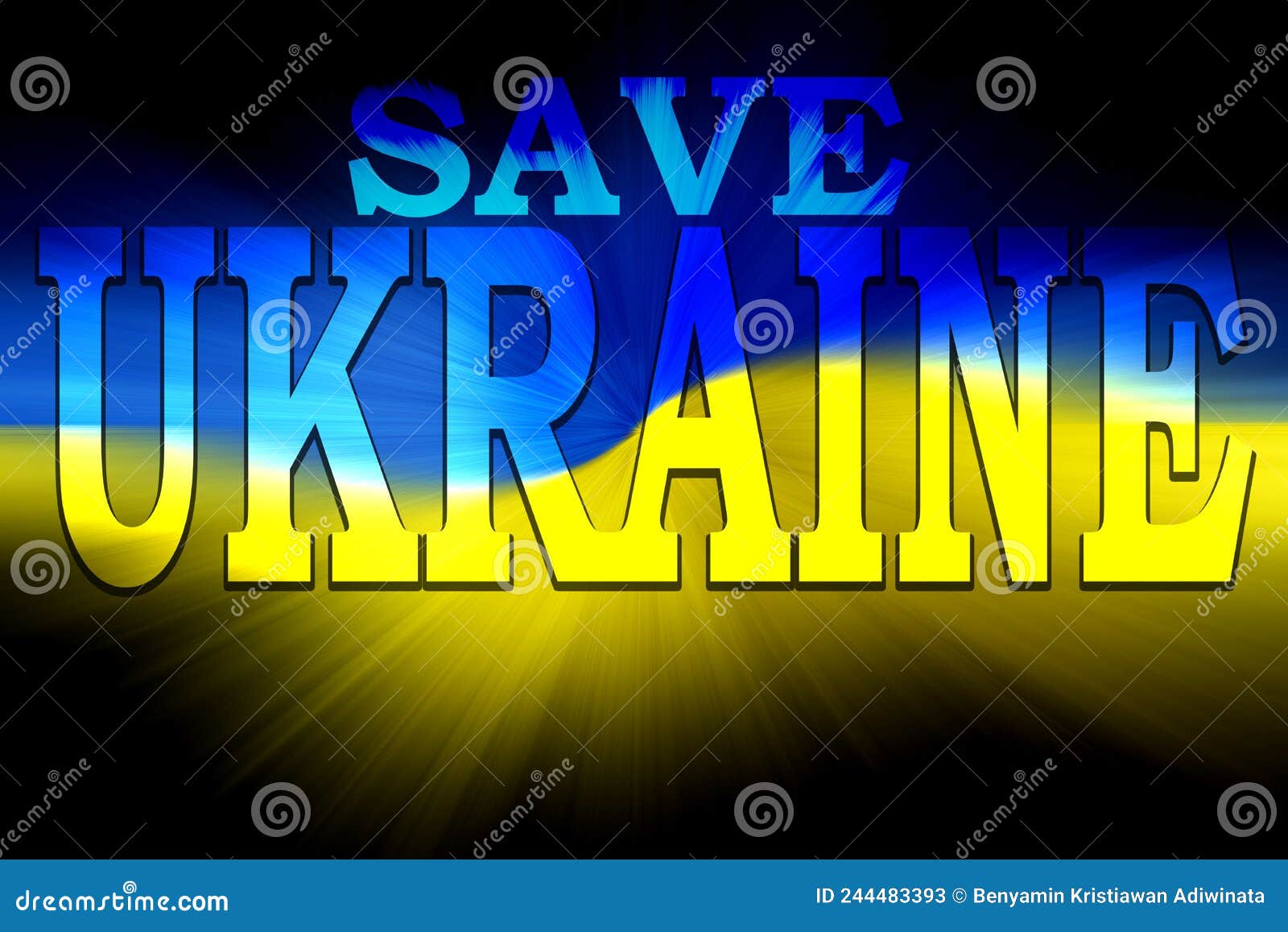 Pray for Ukraine, Save Ukraine Banner, Stop War Stock Illustration ...