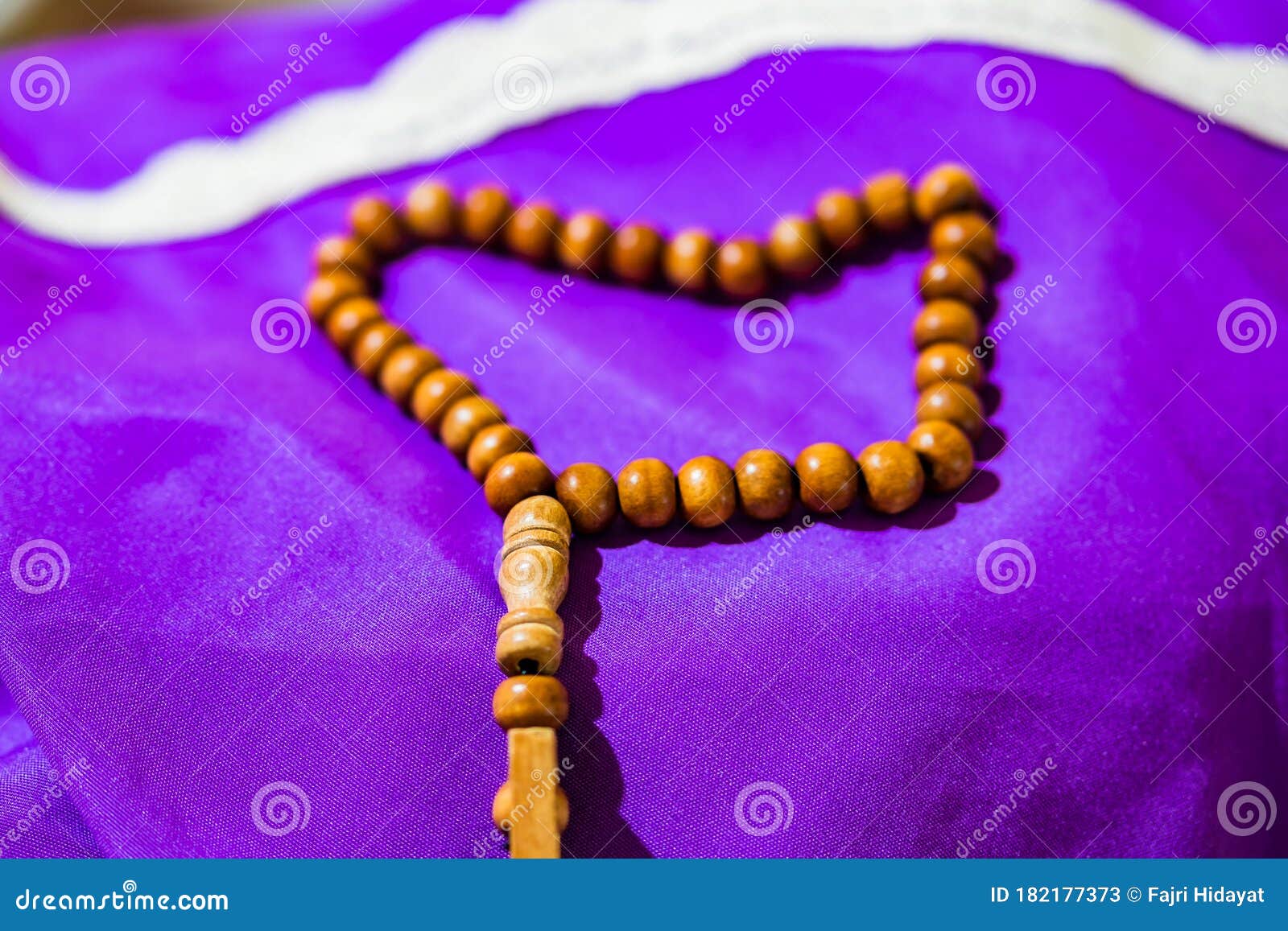 Purple Prayer Cloth Hanging On Tree Stock Image | CartoonDealer.com ...