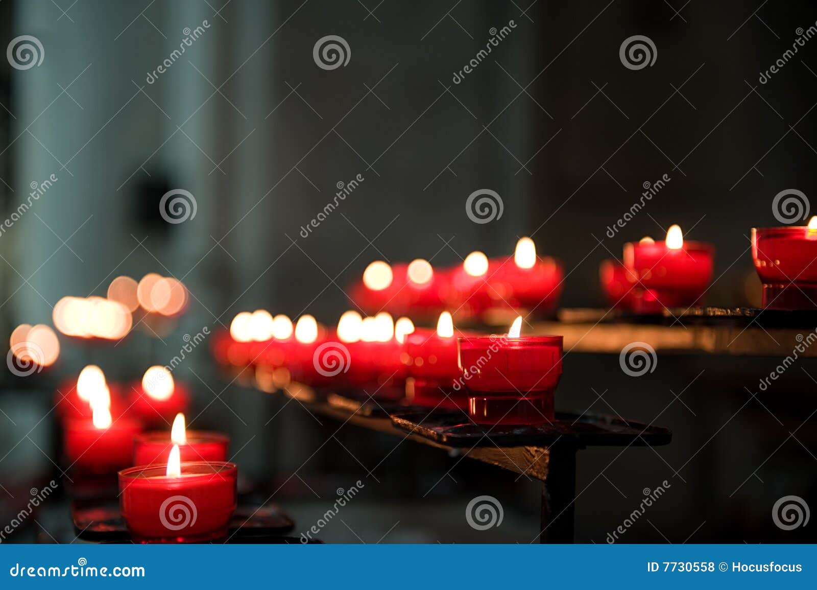 Prayer candles stock photo. Image of organized, group - 7730558