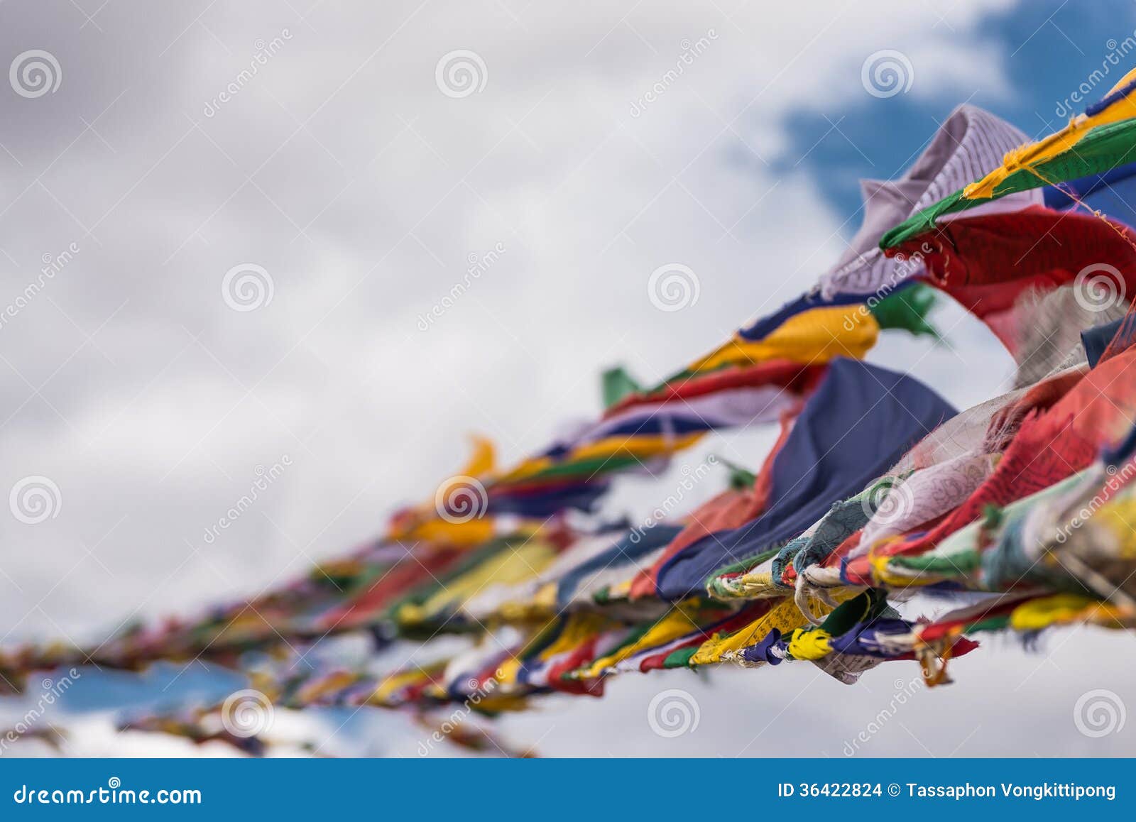 Prayer flag stock photo. Image of buddha, pilgrimage - 36422824