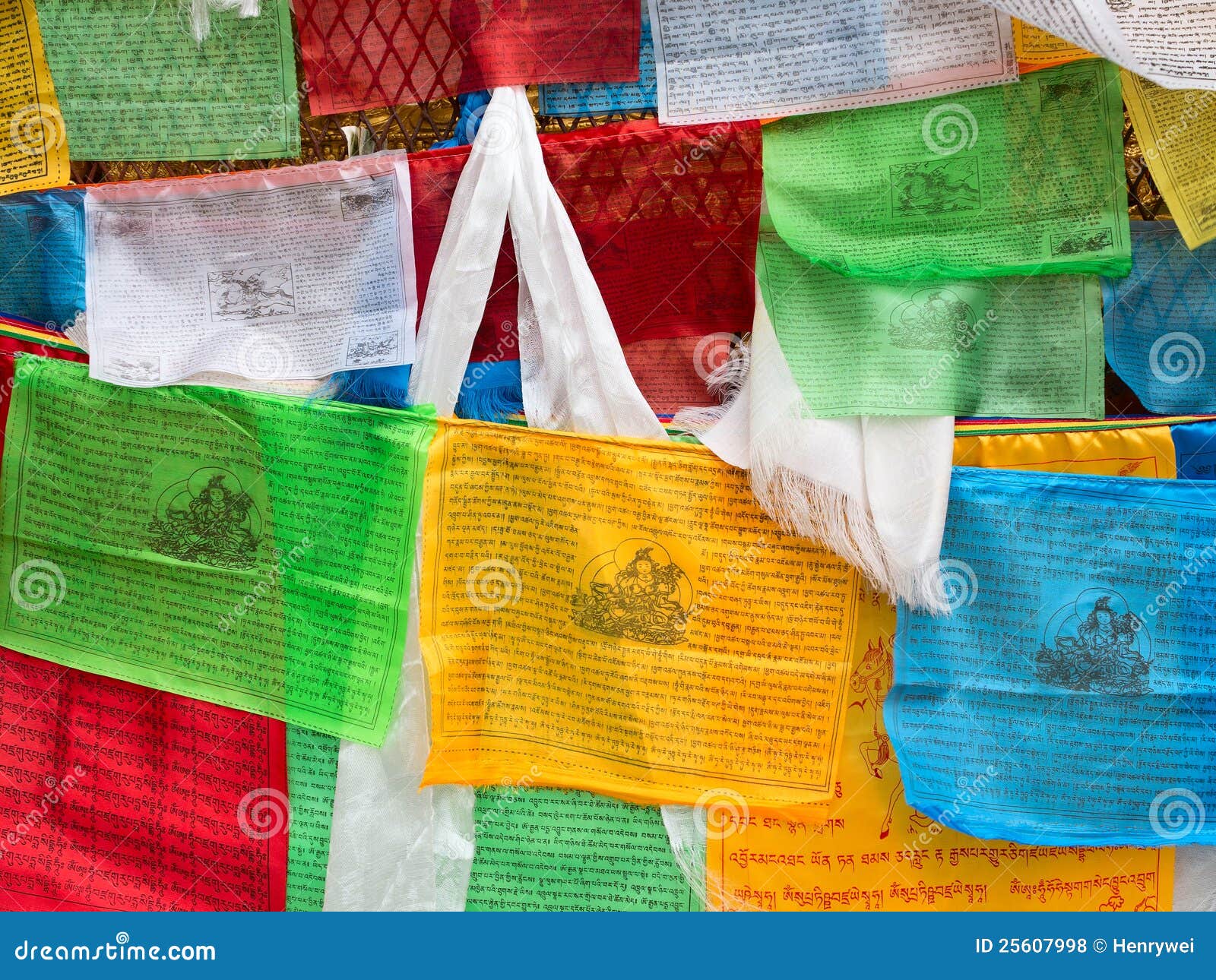 Prayer flags stock photo. Image of praying, buddha, happy - 25607998