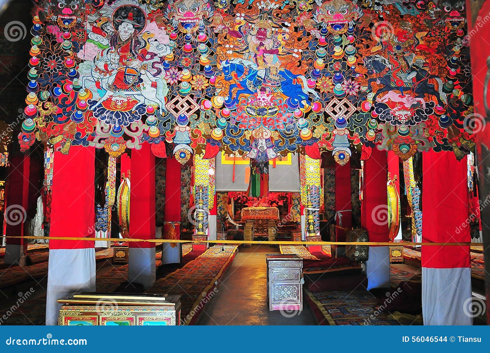 The prayer hall editorial stock image. Image of banners - 56046544