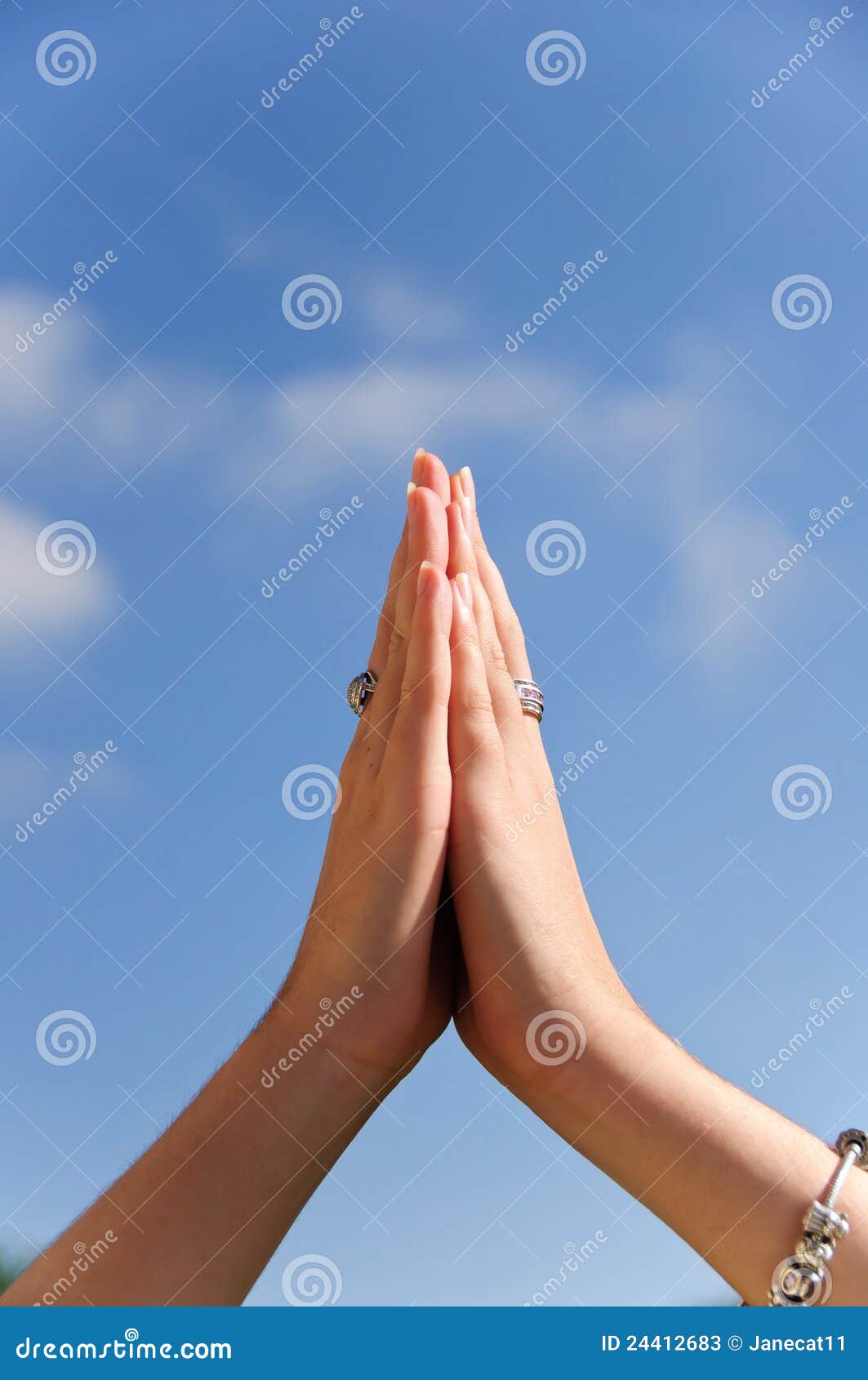 Prayer hands stock image. Image of worship, prayer, pray - 24412683