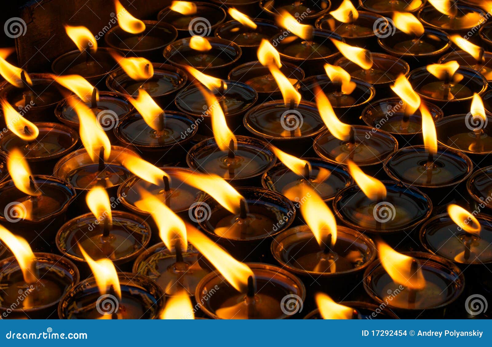 Prayer lamps stock photo. Image of glow, burning, hope - 17292454