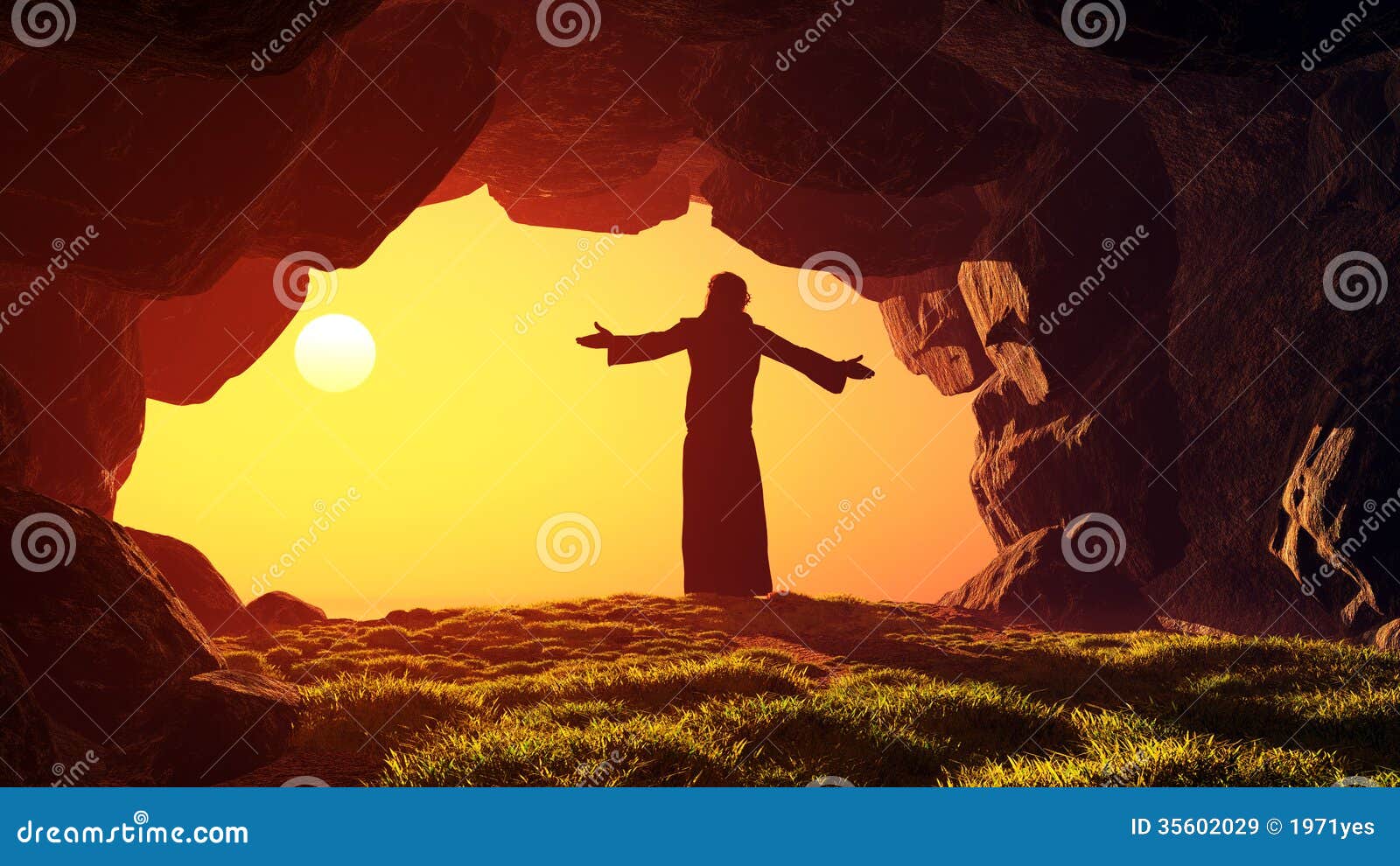 Resurrection Of Jesus Christ. Royalty-Free Stock Photo | CartoonDealer ...