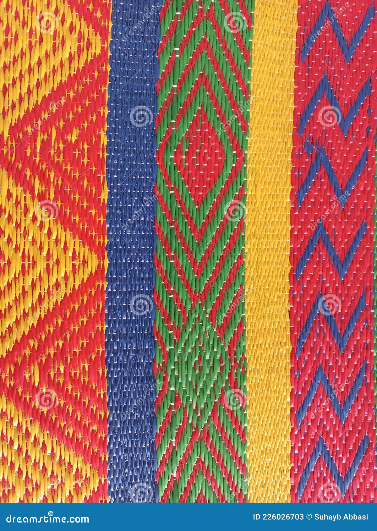 Prayer Mat with Four Different Colors Stock Image - Image of four ...