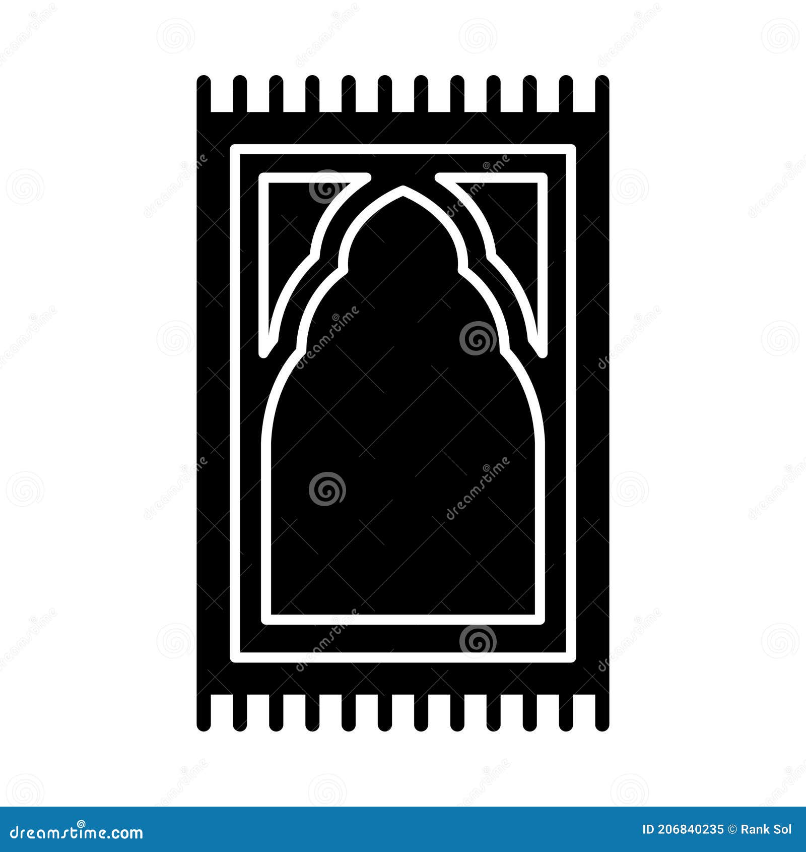 Prayer Mat Isolated Vector Icon that Can Be Easily Modified or Edited ...