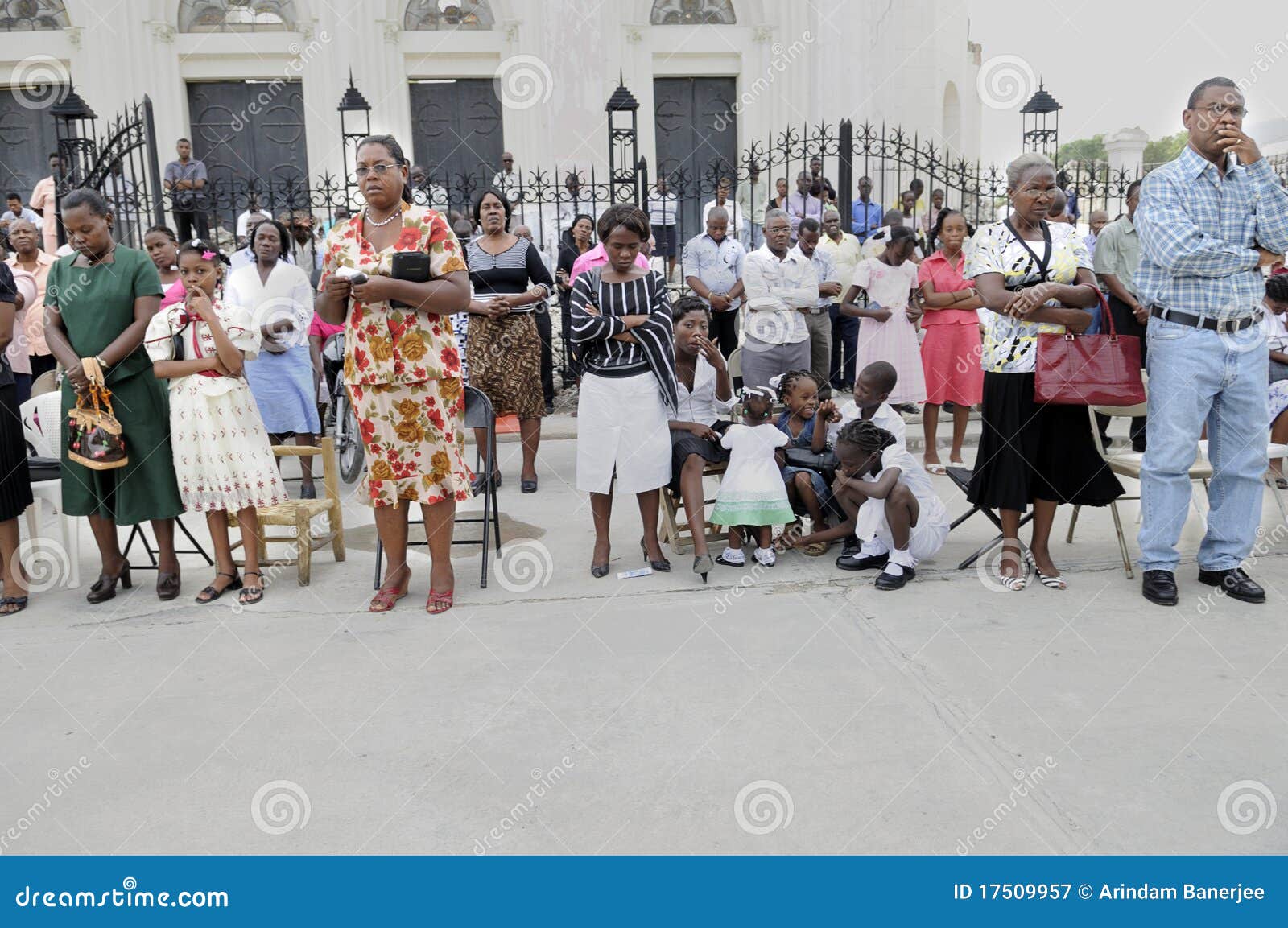 Prayer outside a church. editorial photography. Image of interior ...