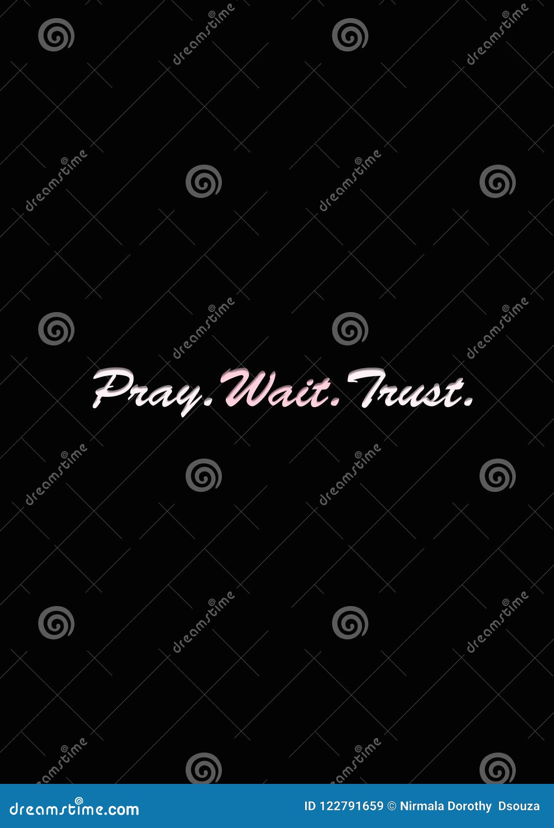 Prayer quote stock illustration. Illustration of quote - 122791659