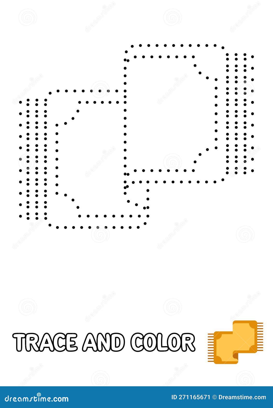 Prayer Rug Tracing and Coloring Worksheet for Kids Stock Vector ...