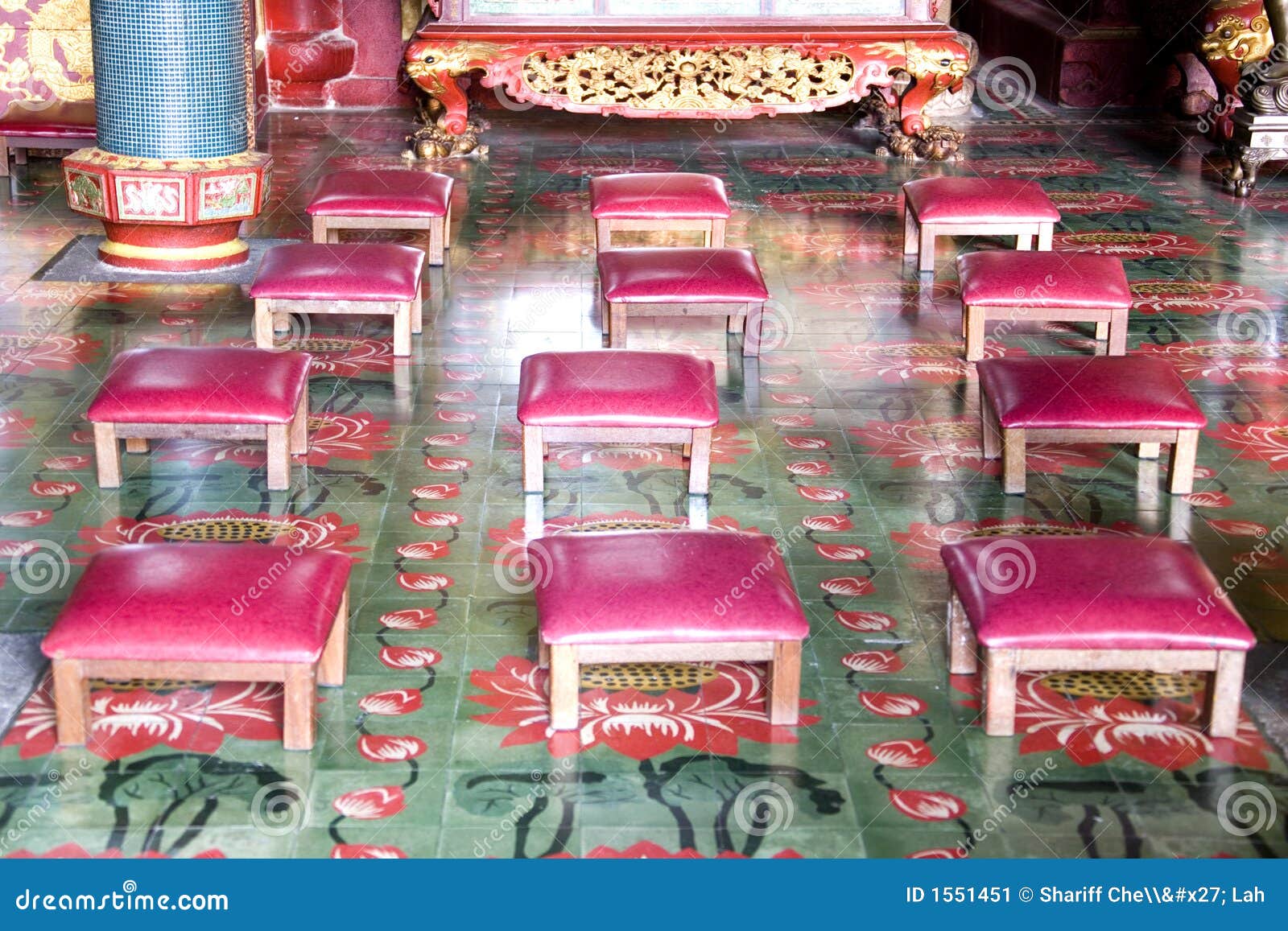 Prayer Stools stock image. Image of patterns, tradition - 1551451