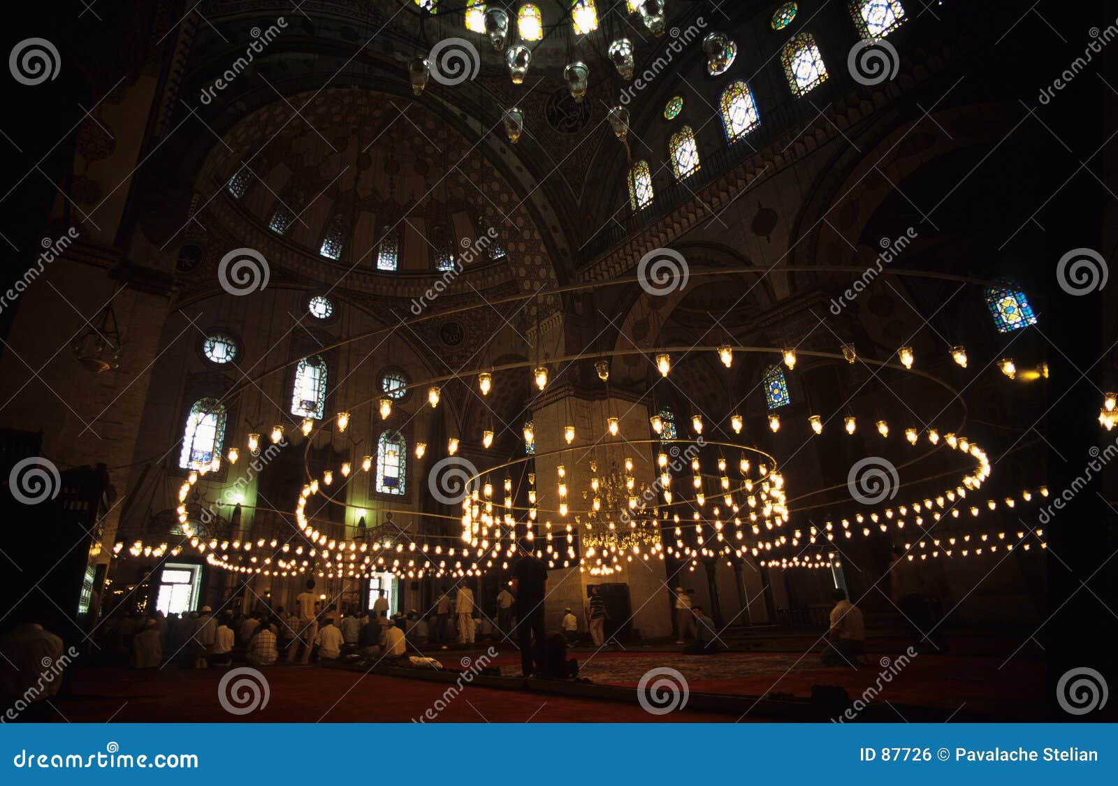 Prayer in Turkish Church stock photo. Image of grand, fancy - 87726