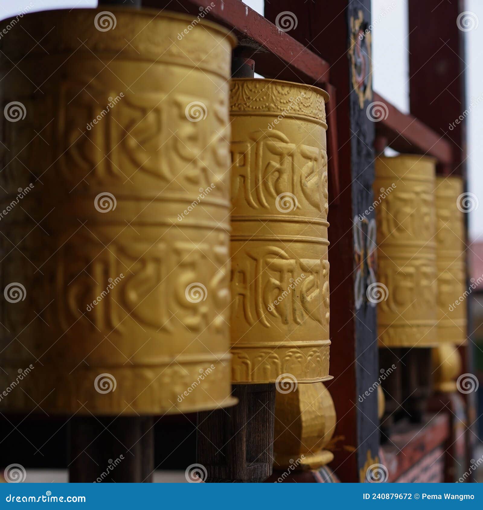 Prayer Wheel or Mani Khorlo Stock Photo - Image of wise, khorlo: 240879672