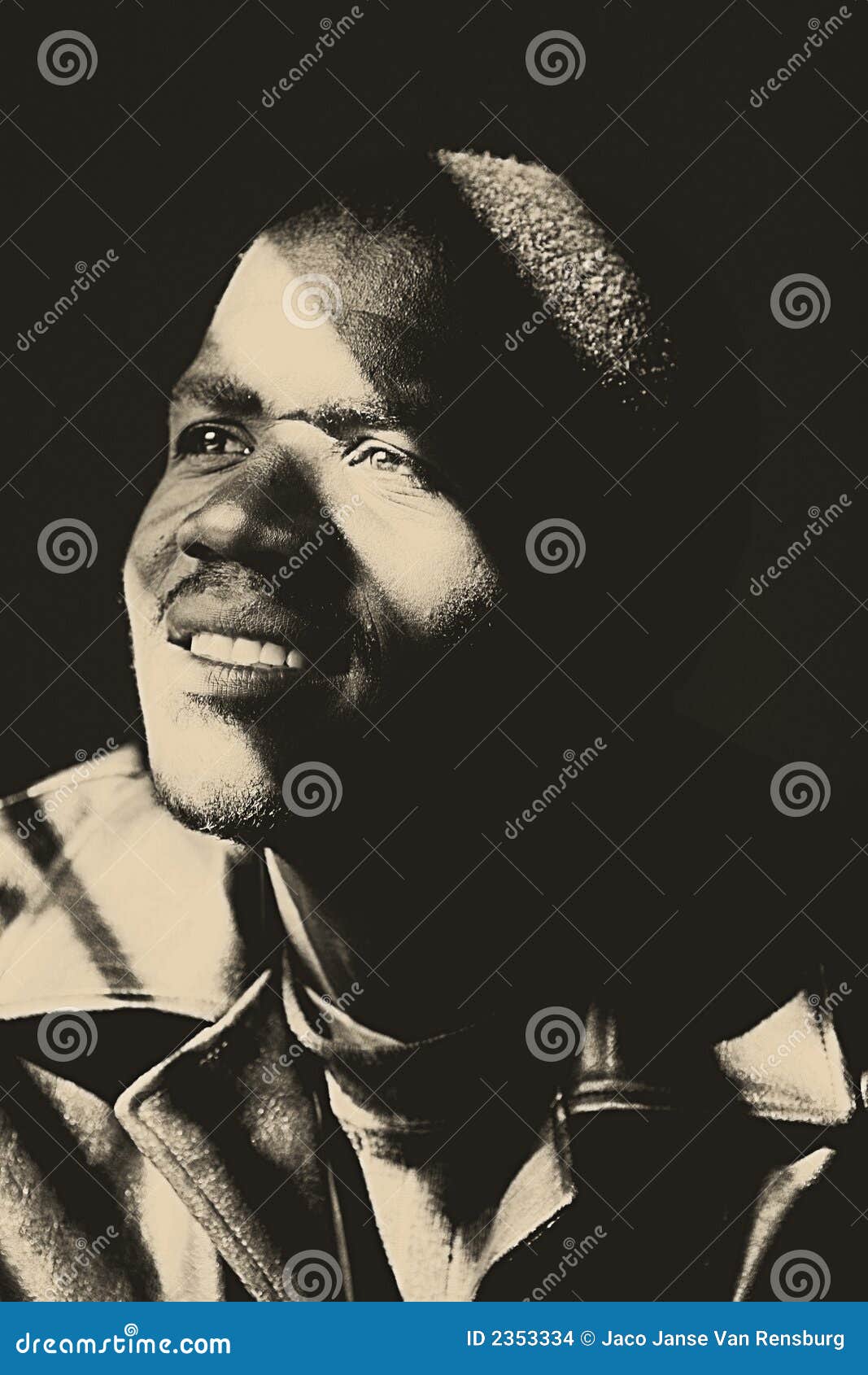 Prayerfully staring stock photo. Image of classic, hair - 2353334