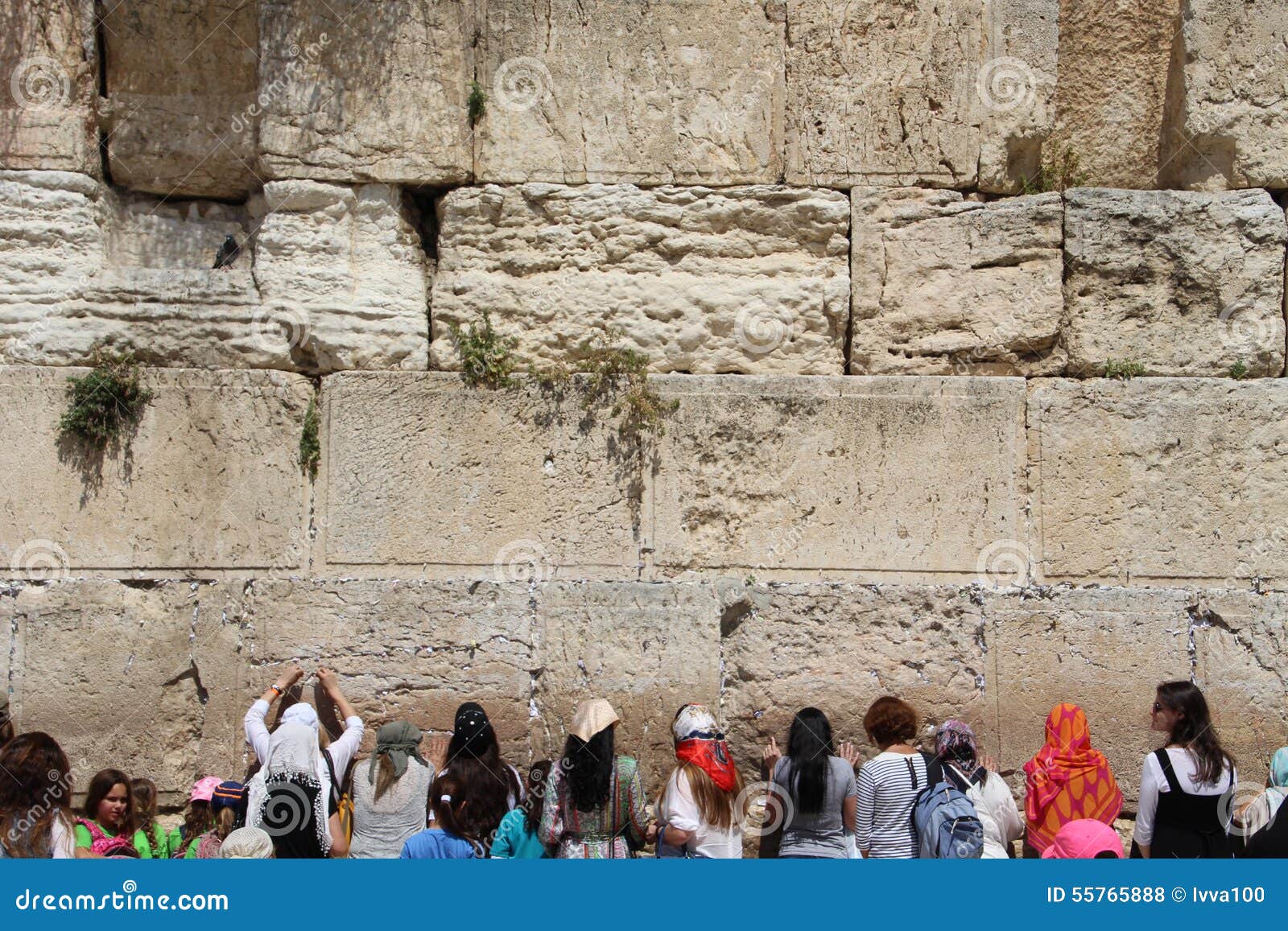 Prayers at the Western Wall, Jerusalem. Editorial Stock Photo - Image ...