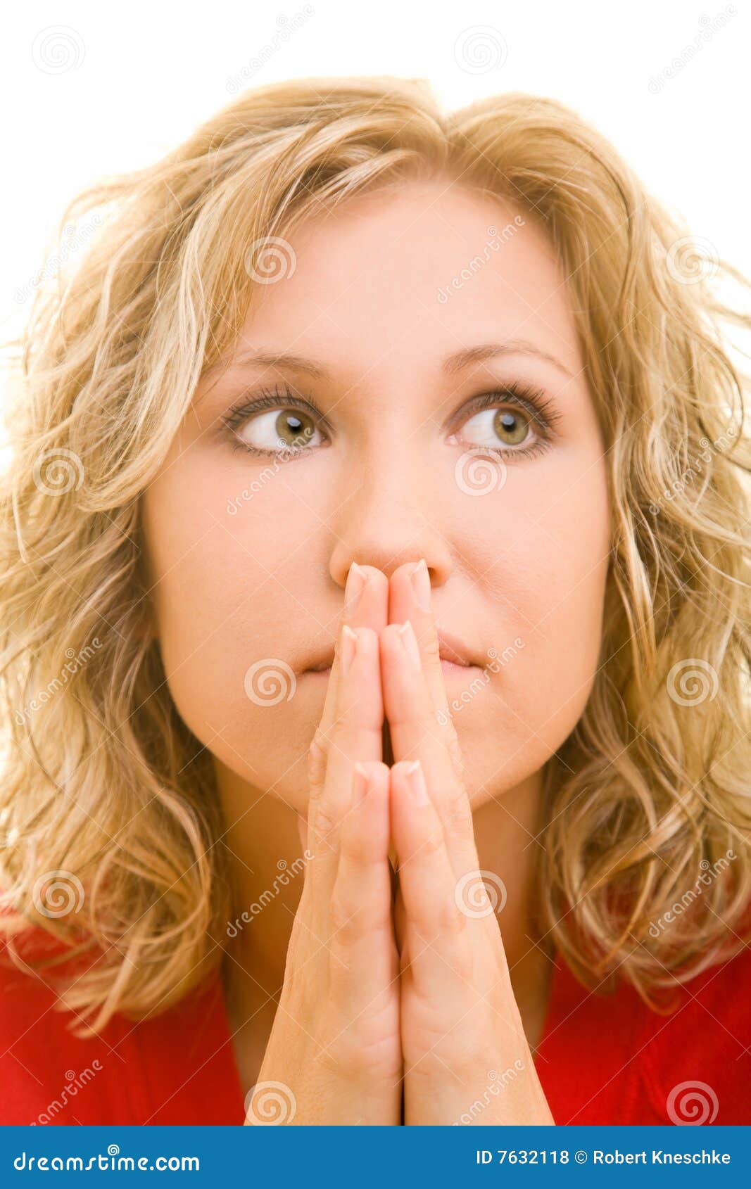 Praying stock photo. Image of studio, patience, serene - 7632118