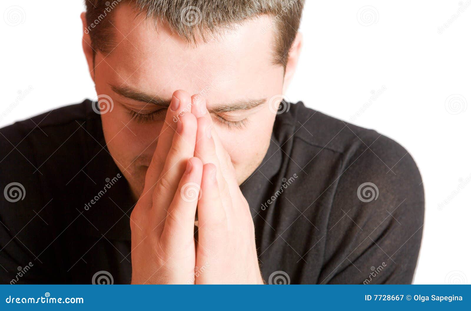 Praying stock image. Image of sadness, human, despair - 7728667