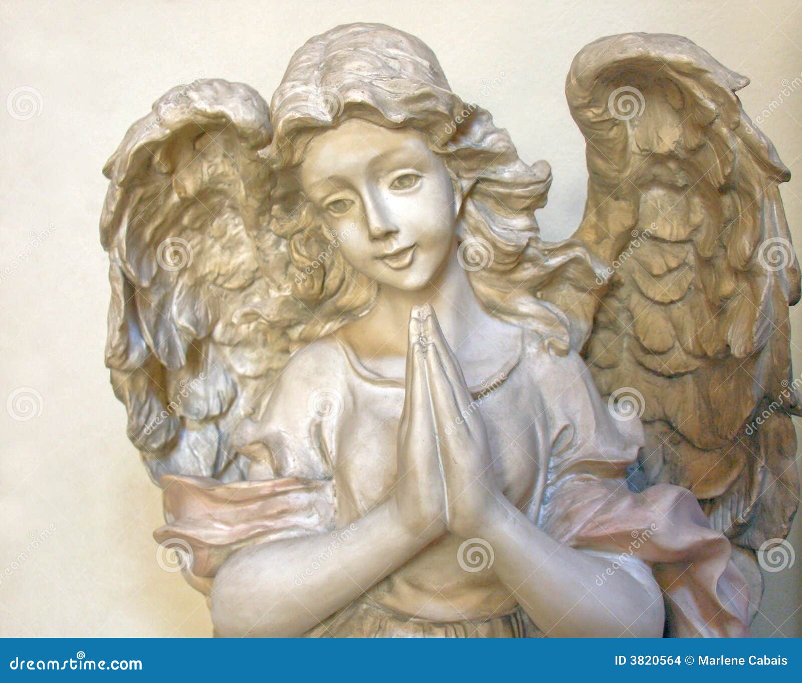 Praying Angel 2 stock photo. Image of statue, praying - 3820564