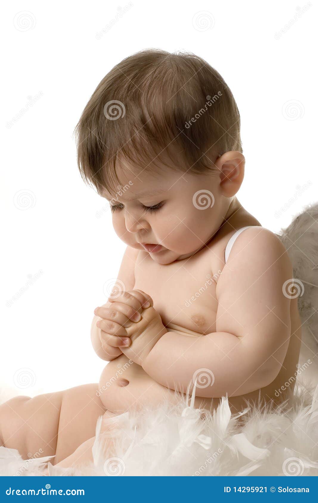 Praying Baby Angel Royalty-Free Stock Photography | CartoonDealer.com ...