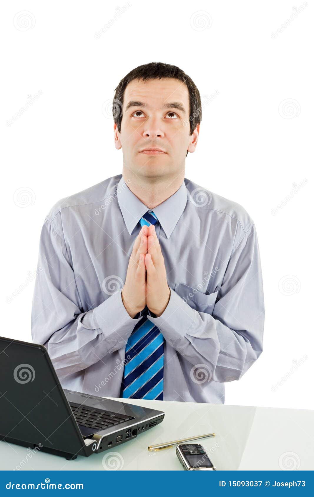 Praying businessman stock image. Image of help, hand - 15093037