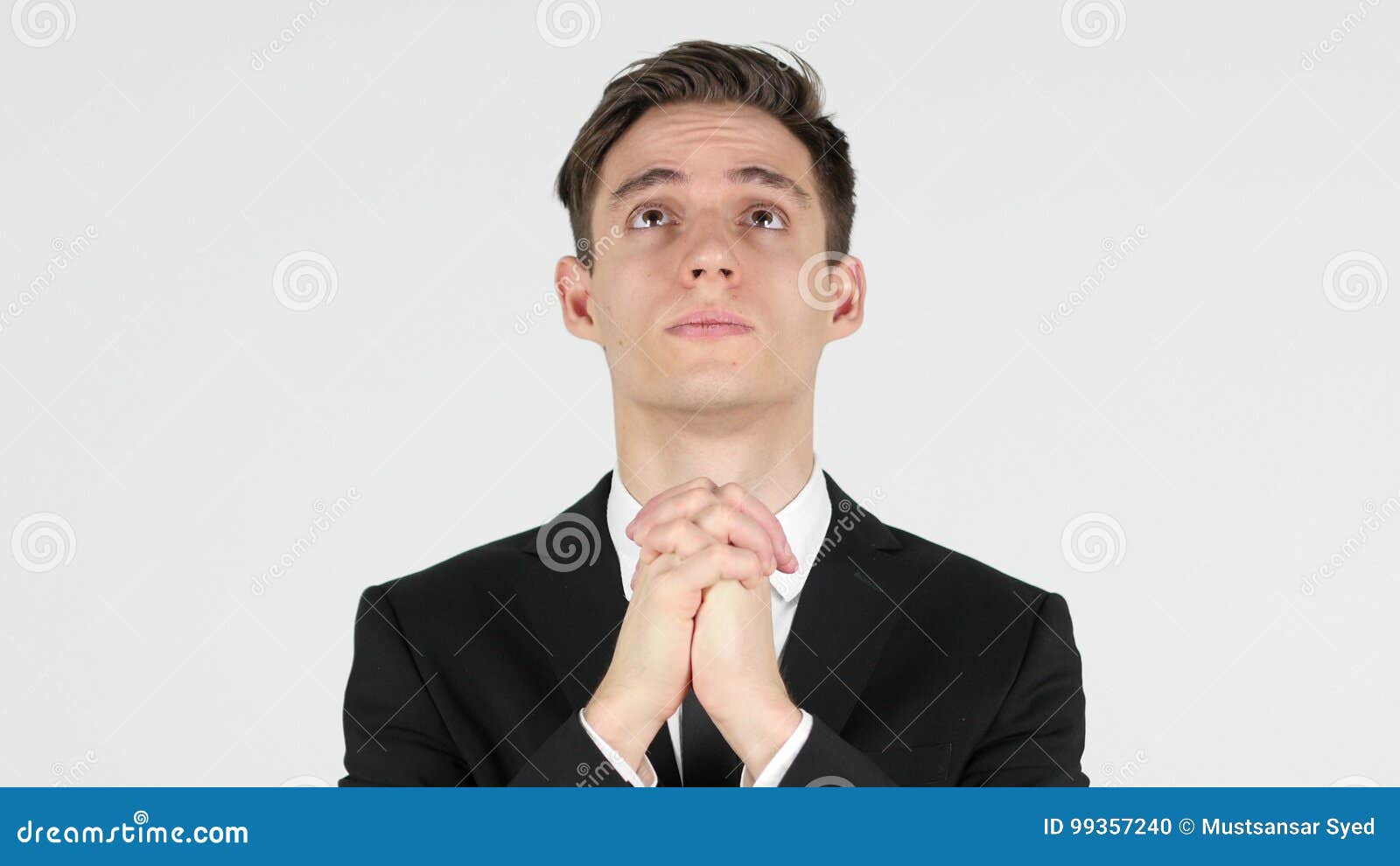 Praying Businessman, Need Help Stock Photo - Image of portrait, worker ...