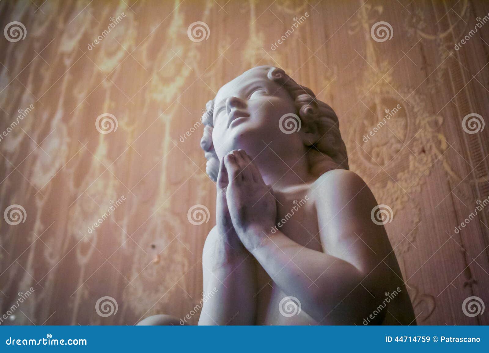 Praying Child Statue Royalty-Free Stock Photography | CartoonDealer.com ...