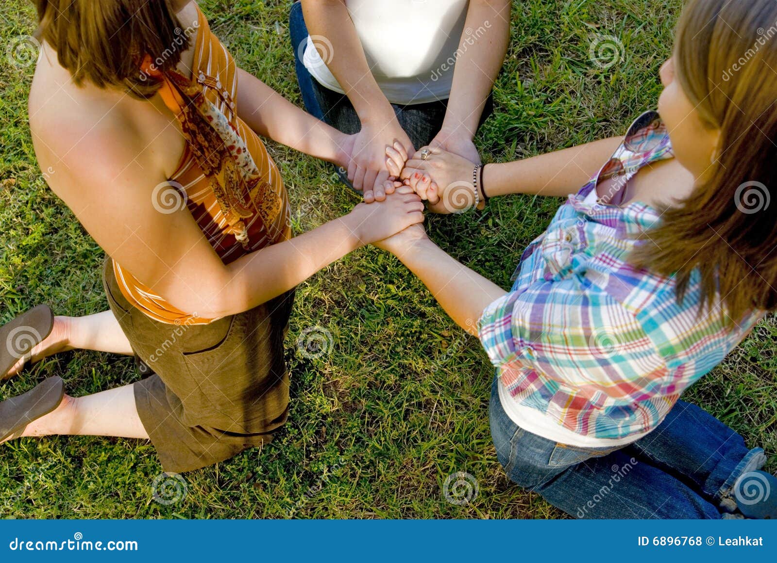 Praying Friends stock photo. Image of faith, cooperation - 6896768