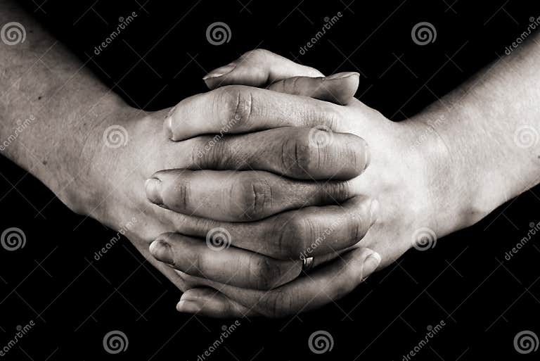 Praying hands stock image. Image of hand, funeral, clasp - 2241731