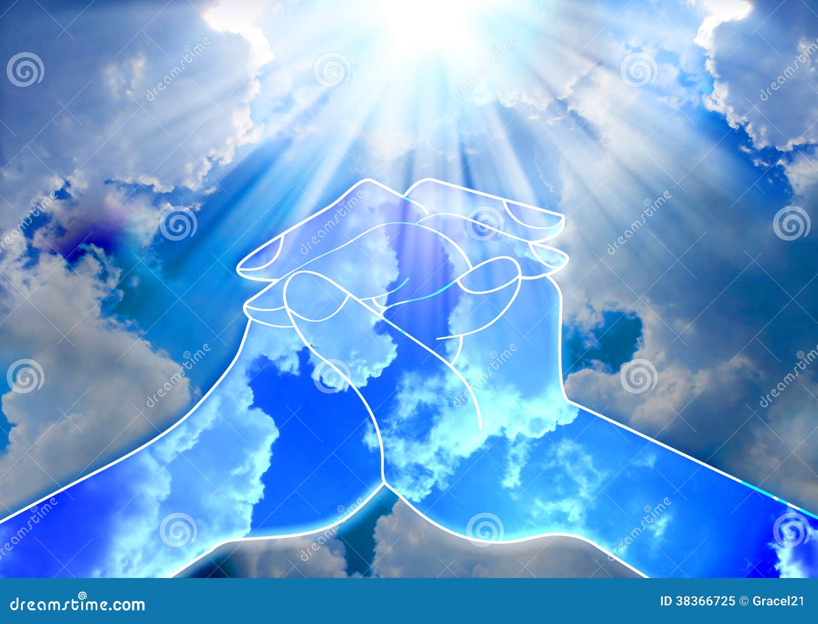 Praying hands stock image. Image of closeup, blessing - 38366725