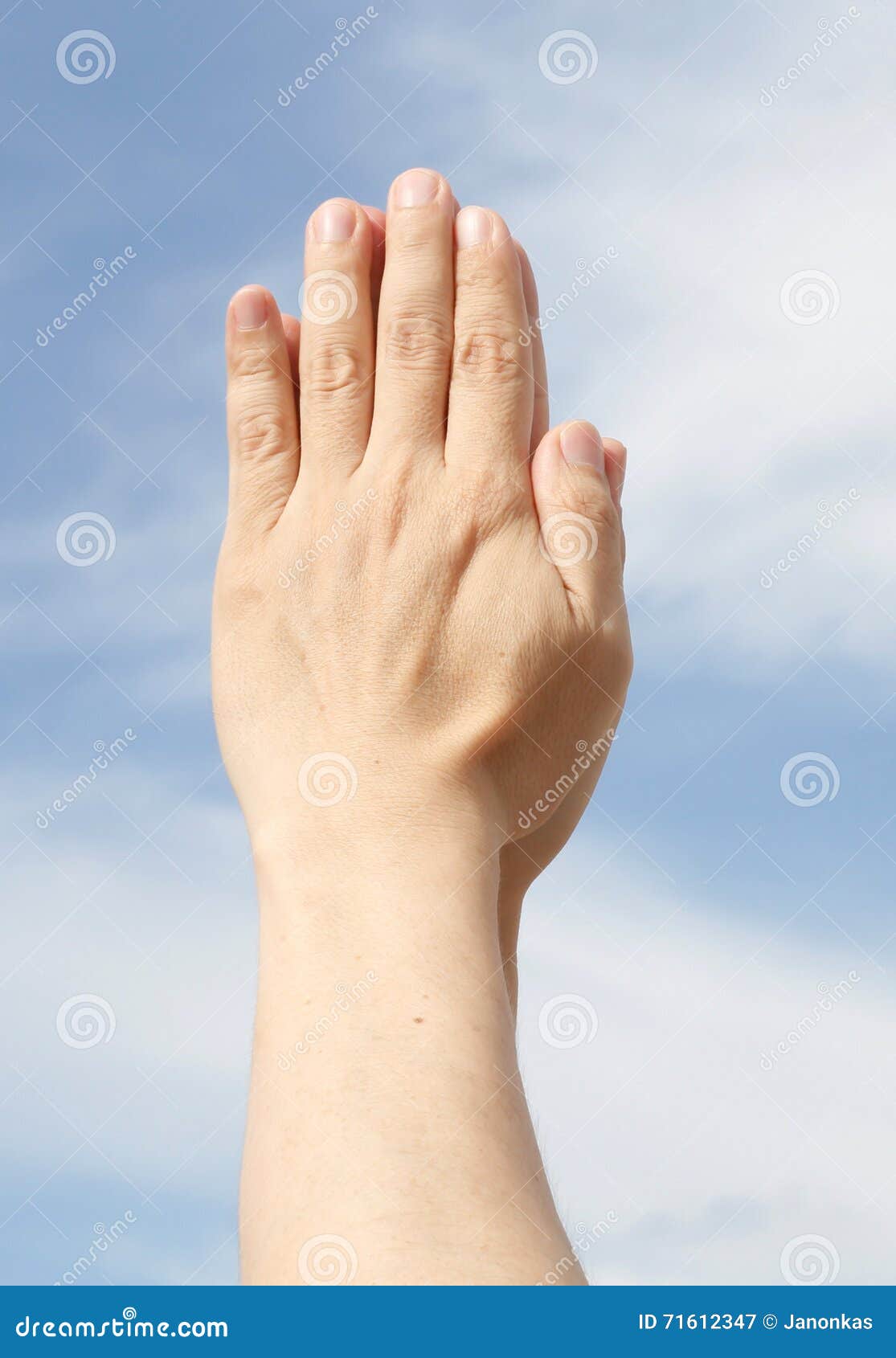 Praying Hands stock image. Image of devotions, prayer - 71612347