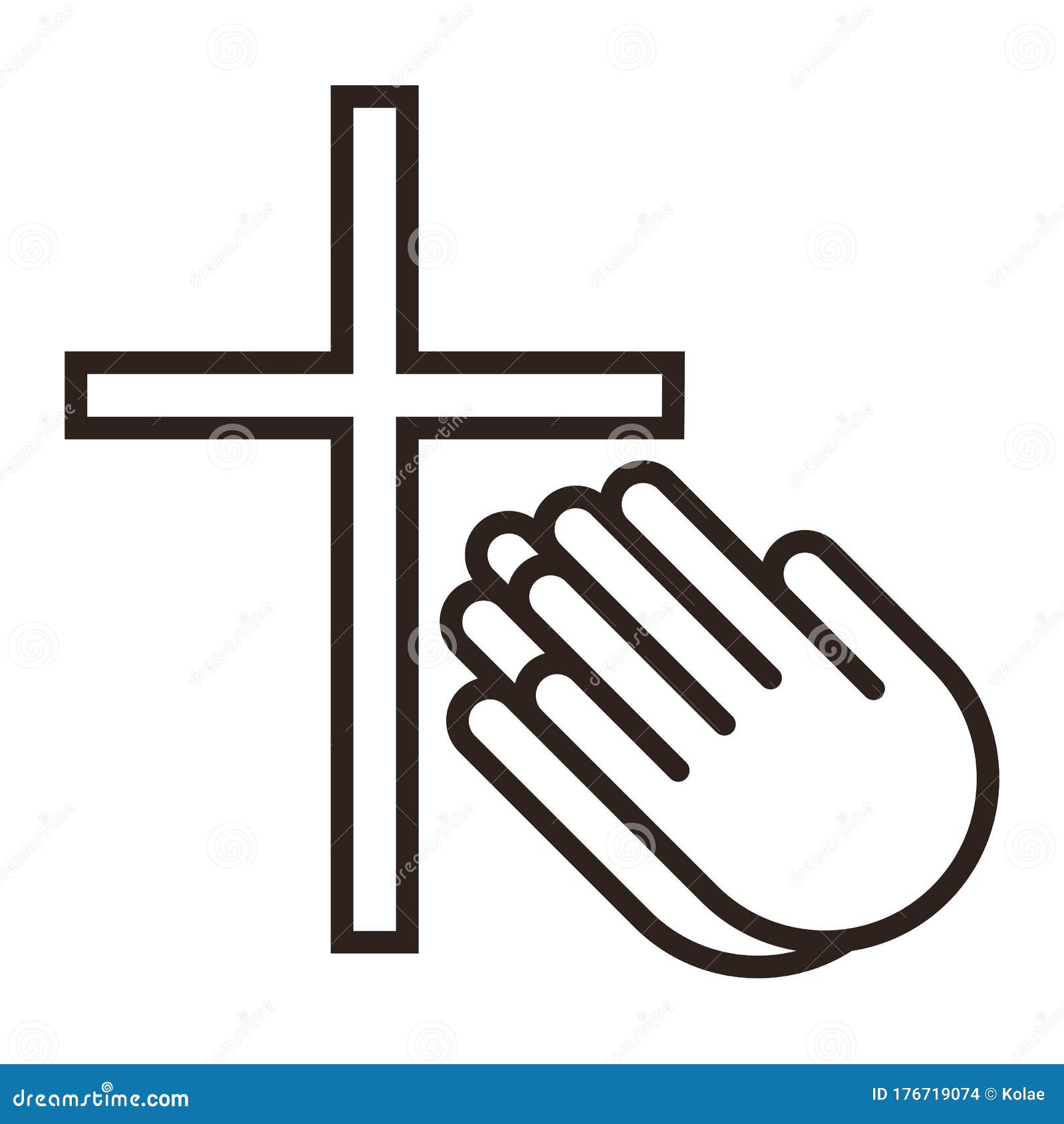 Prayer Icon Royalty-Free Stock Photography | CartoonDealer.com #12457943