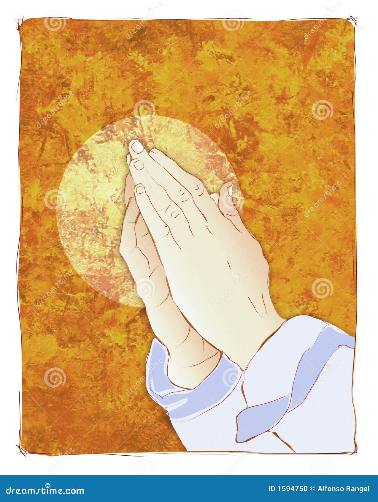 Praying hands illustration stock illustration. Illustration of language ...