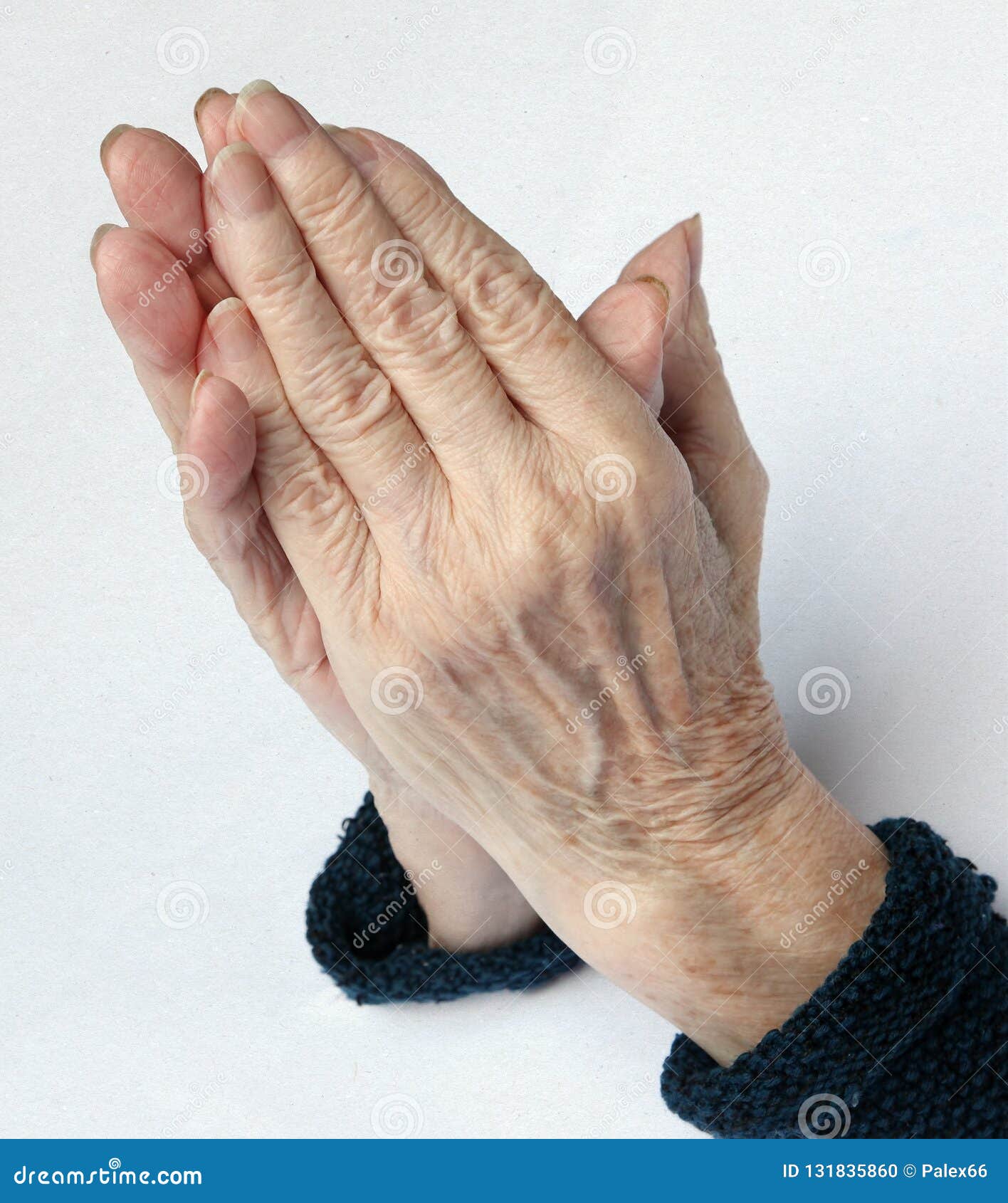 Praying stock photo. Image of aging, human, health, hand - 131835860