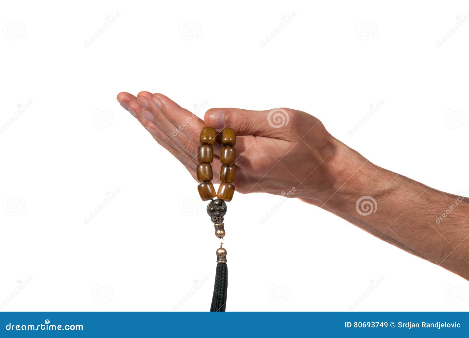 Praying hands with rosary stock image. Image of islam - 80693749