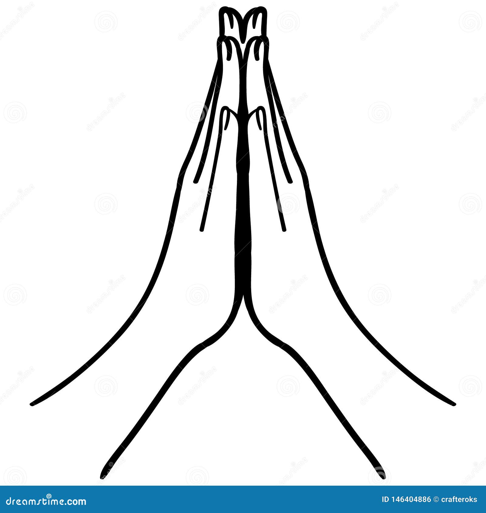 Captivating Praying Hands Vector Pictures