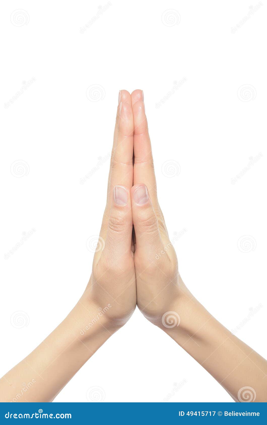 Praying hands of a woman stock image. Image of hand, beggar - 49415717