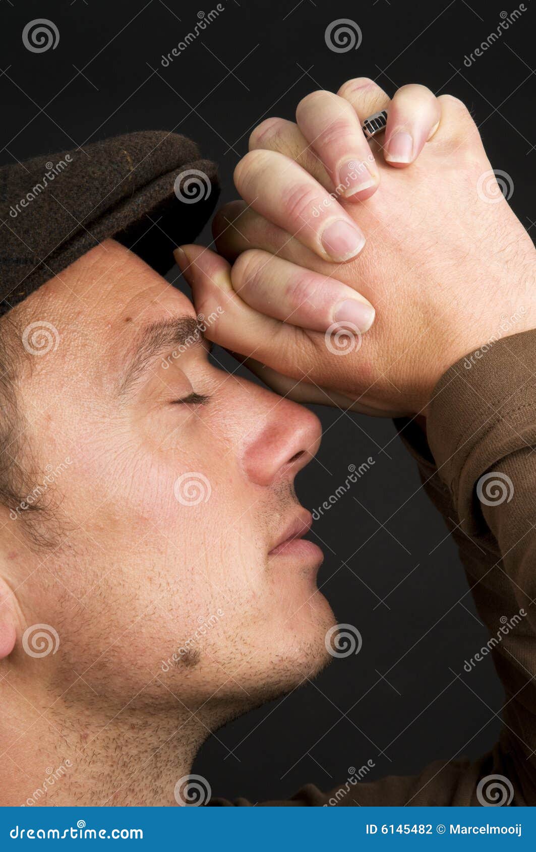 Praying Man stock photo. Image of forgiveness, disciple - 6145482