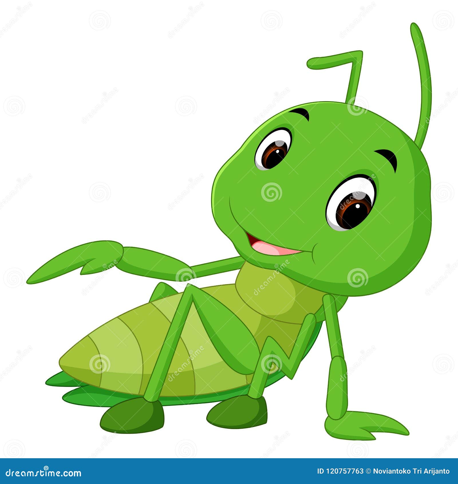 Praying mantis cartoon stock vector. Illustration of eyes - 120757763