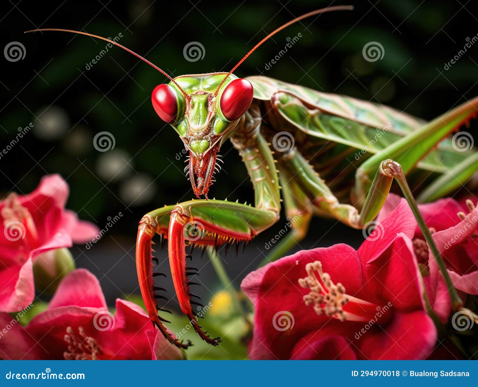 Mantis Made with Generative AI Illustration Stock Illustration ...