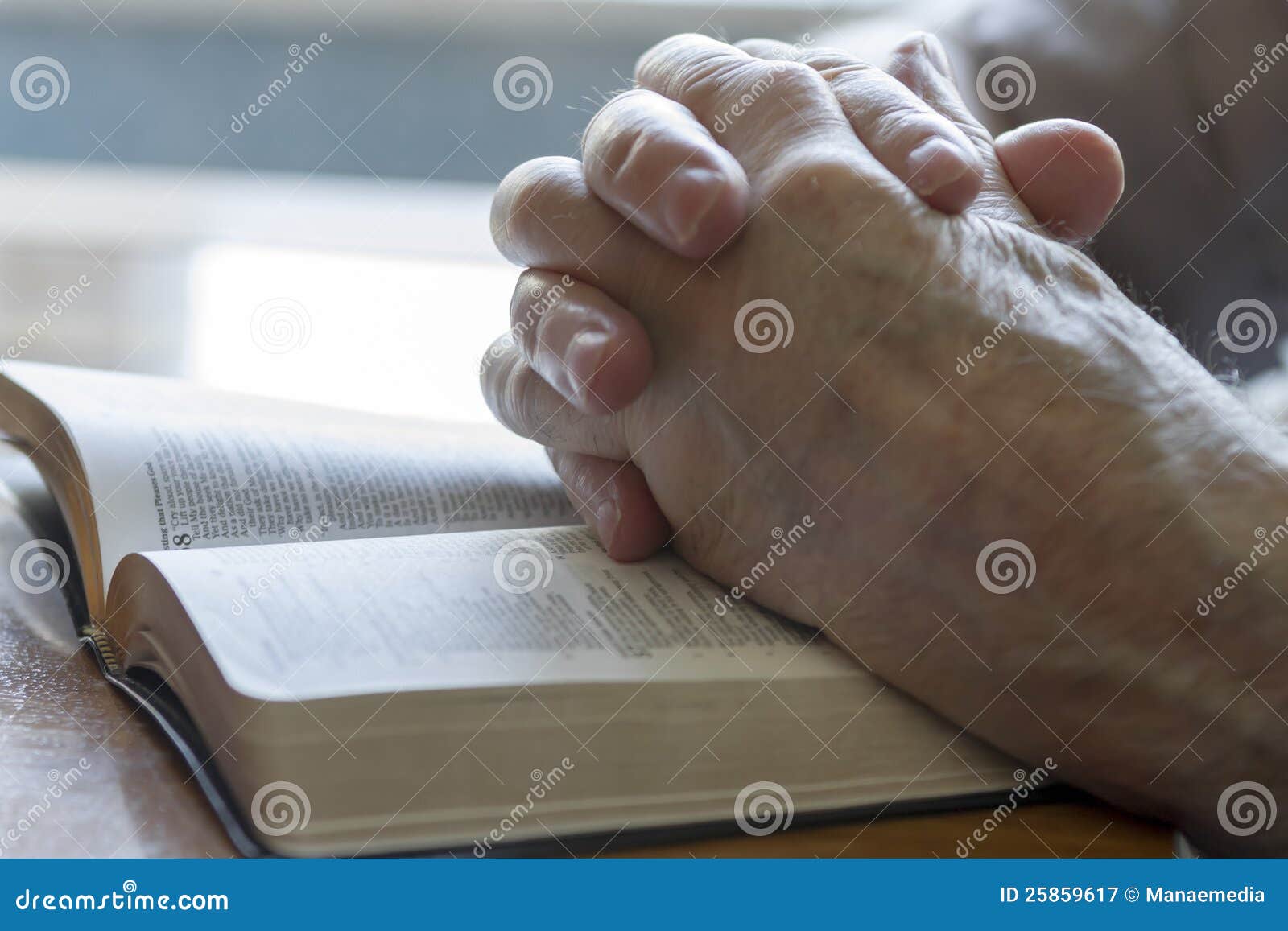 Praying Old Hands stock image. Image of human, pray, christ - 25859617