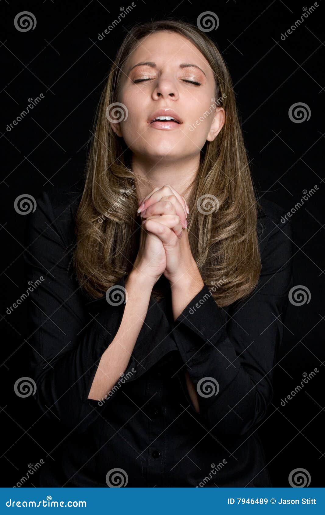 Praying Person stock image. Image of young, pray, teenagers - 7946489