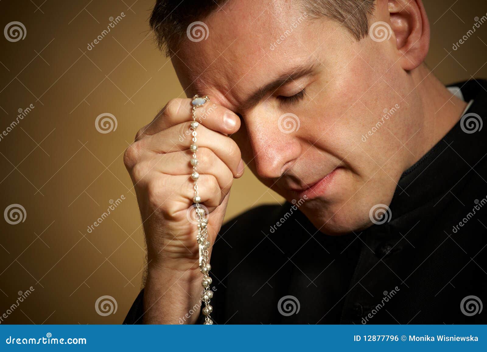Praying priest stock photo. Image of church, pray, christ - 12877796