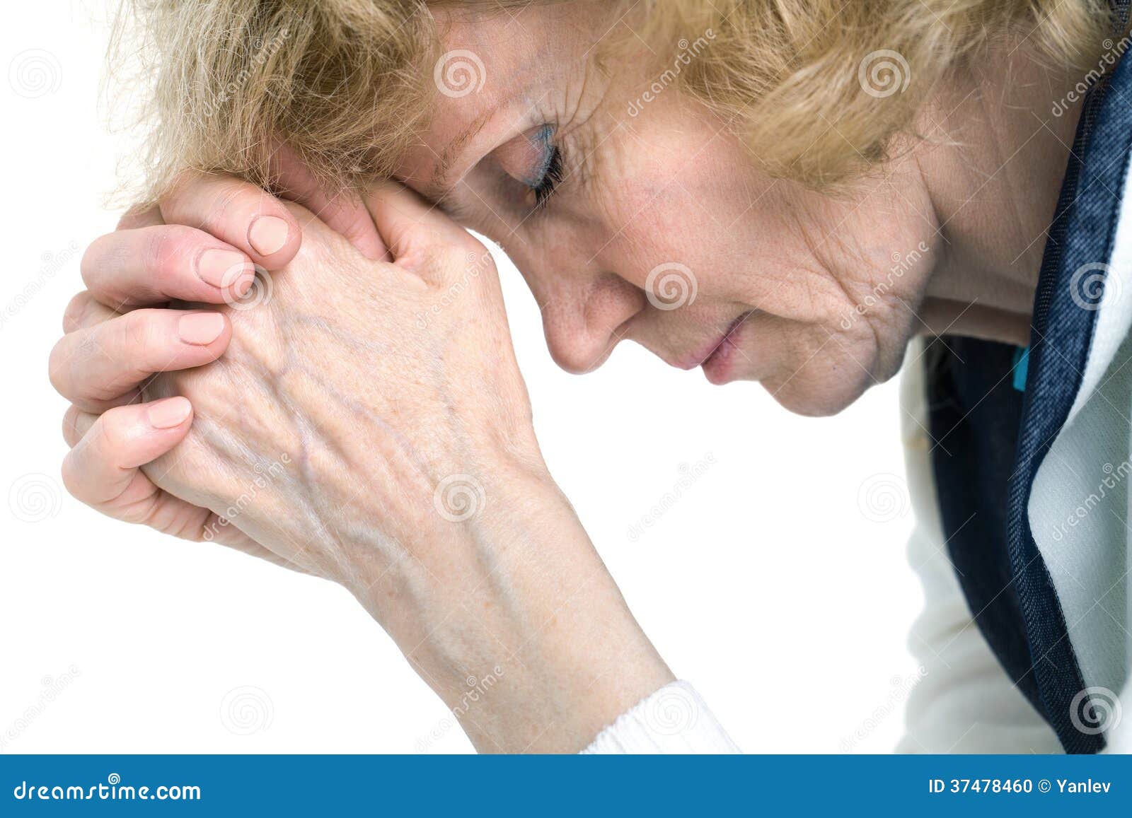 God Holding Woman Crying