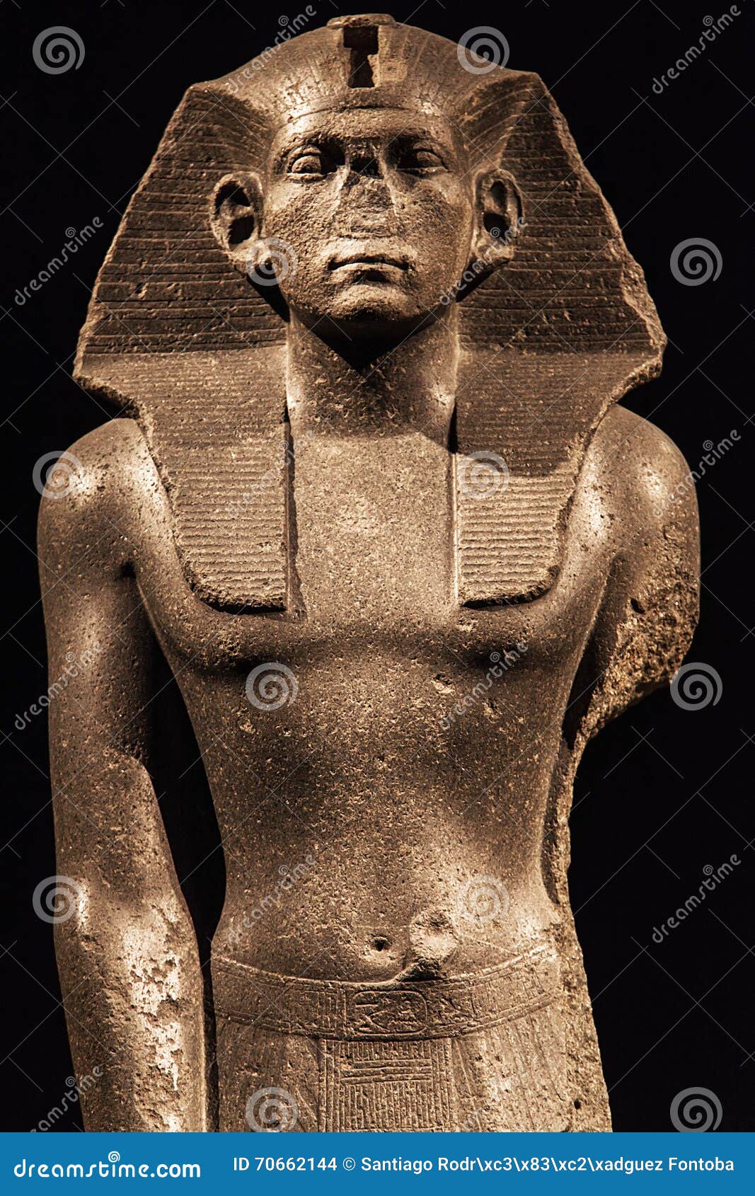 Praying Statue of King Amenemhet III Stock Photo - Image of egyptian ...