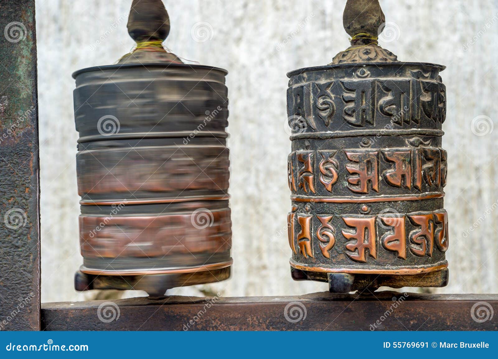 Praying wheels stock image. Image of asian, brown, buddhism - 55769691