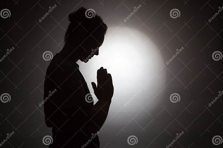 Praying woman stock image. Image of invoke, supplicate - 15455783